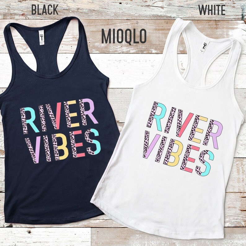 River Vibes Tee Half Leopard River Vibes Shirt River Shirts | Etsy