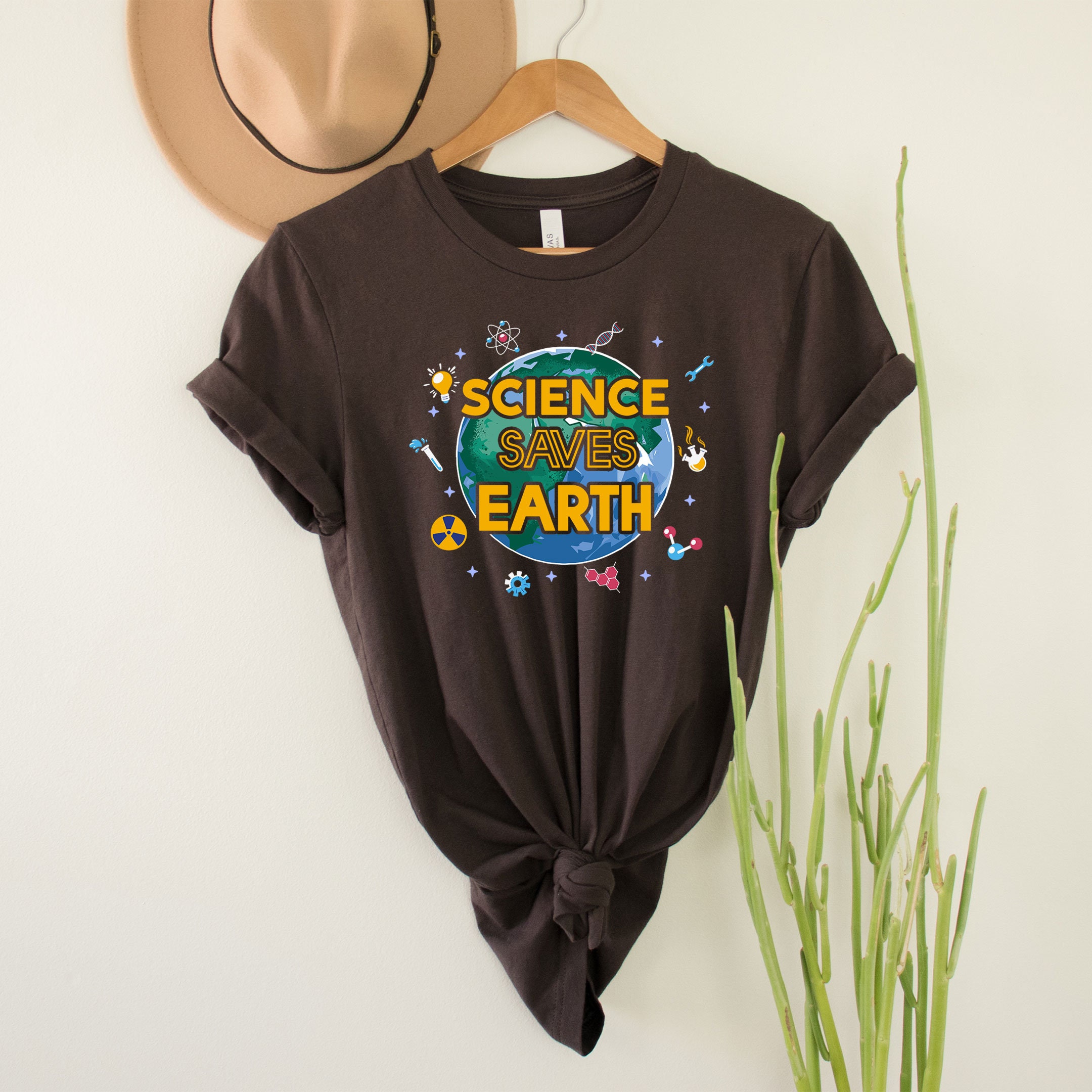 Science Saves Earth Shirt Middle High School Science Teacher - Etsy
