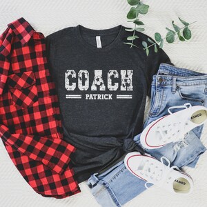 Custom Name Baseball Coach Shirt, Personalized Baseball Coach Sweater ...