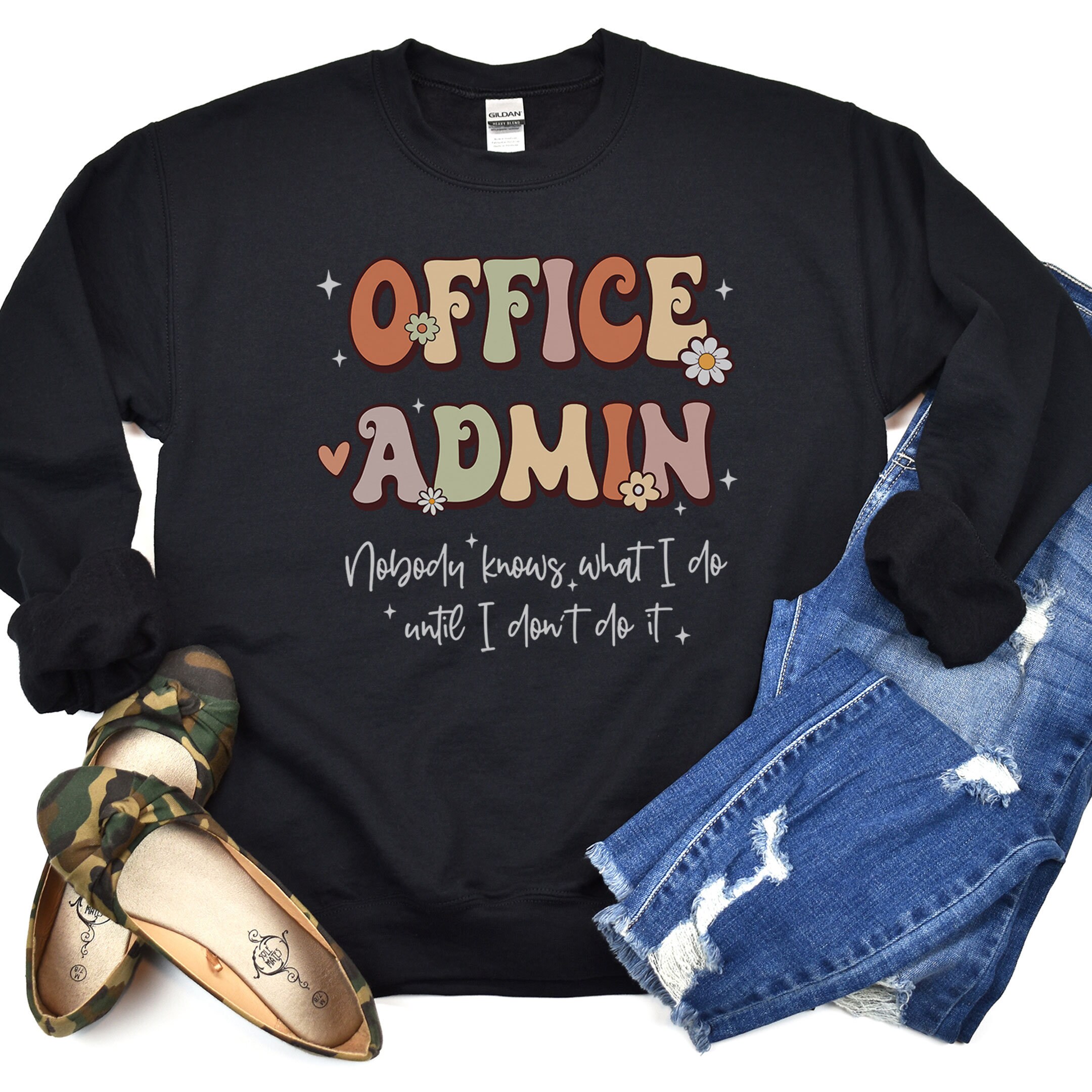 Office Admin Shirt, Front Desk Administration T-shirt, School Admin ...