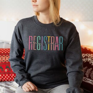 Custom Names Registrar Shirt Personalize Name Managing - Etsy