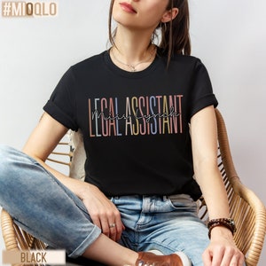Personalized Legal Assistant Shirt, Custom Paralegal Aide Gift, Lawyer ...