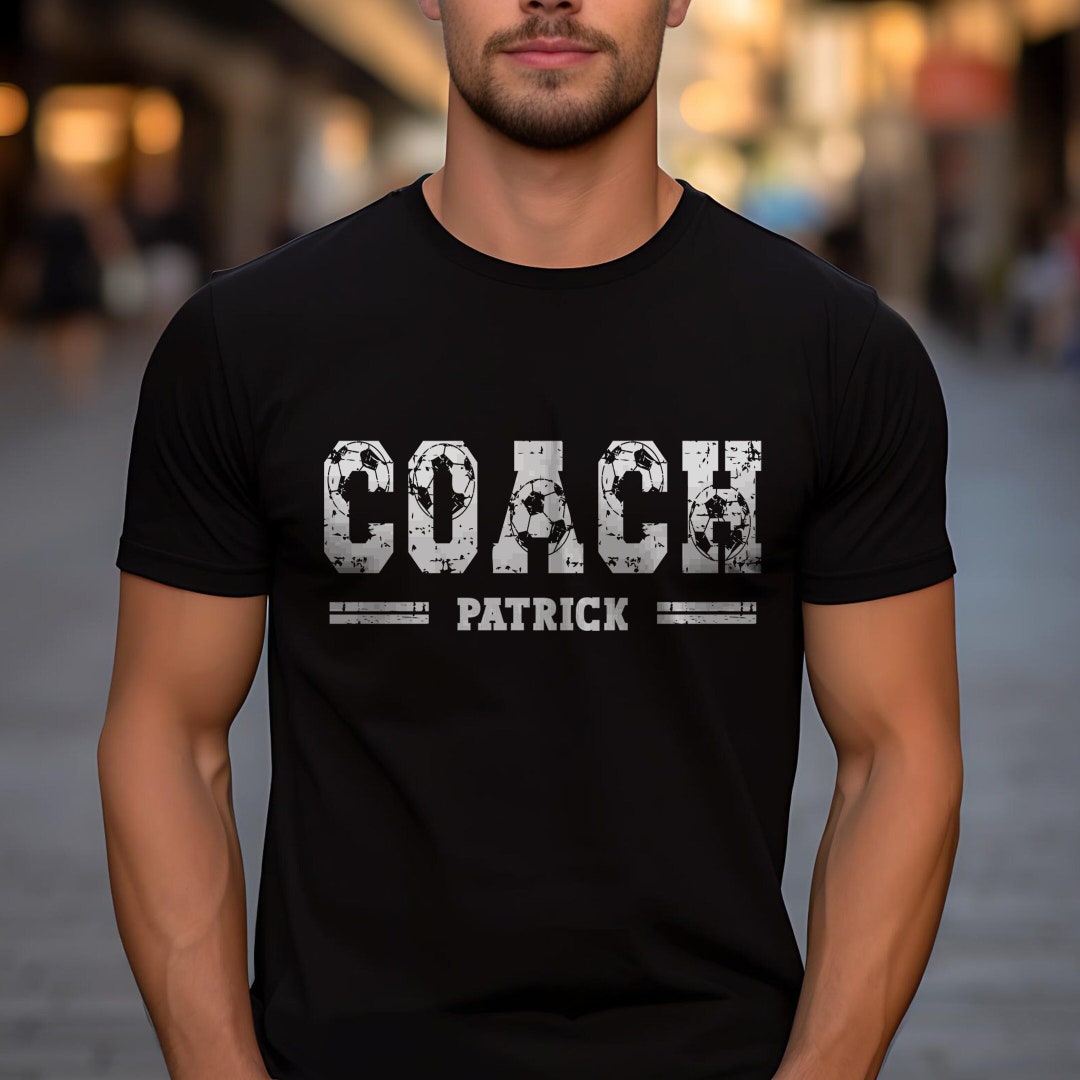 Custom Name Soccer Coach Shirt, Personalized Soccer Practice Sweater ...