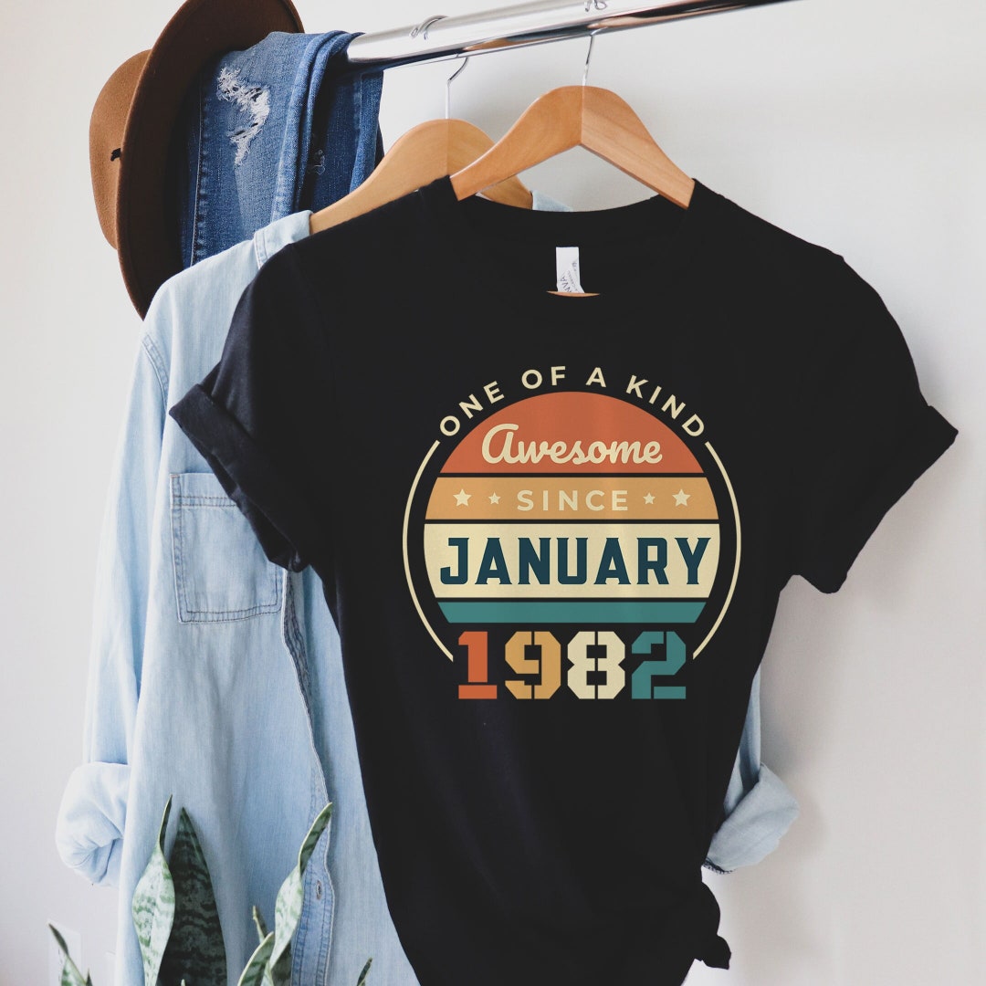 Custom 40th Birthday Shirt Custom Month 40th Birthday Gift - Etsy