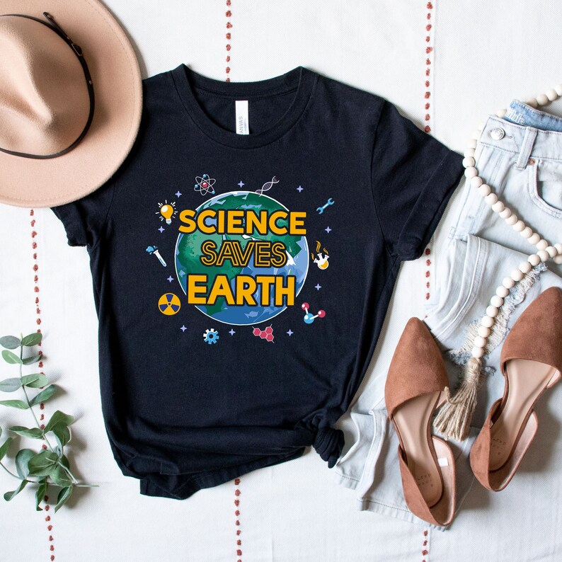 Science Saves Earth Shirt Middle High School Science Teacher - Etsy