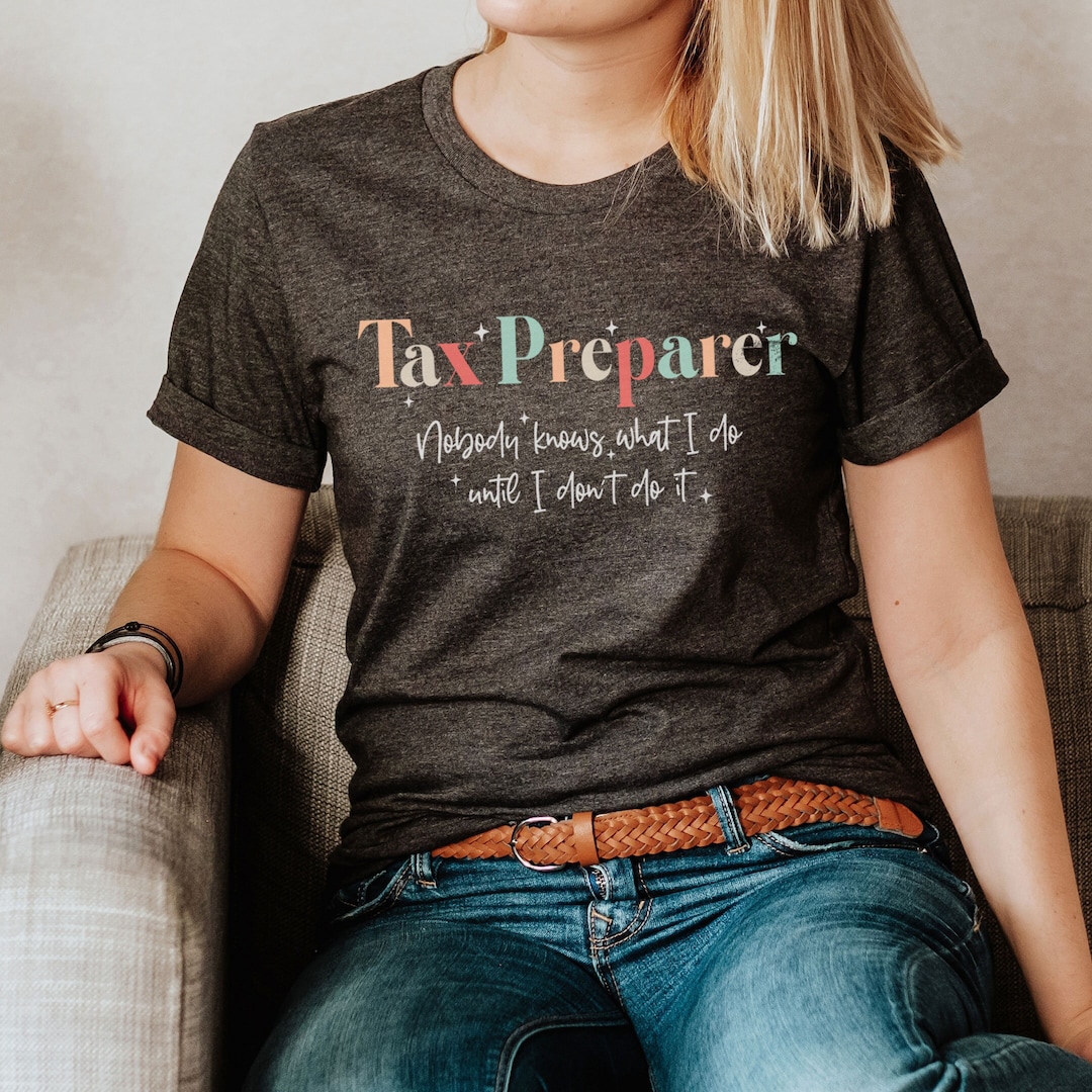 Funny Tax Preparer Shirt, Tax Season Survivor Tee, It's Accrual World ...