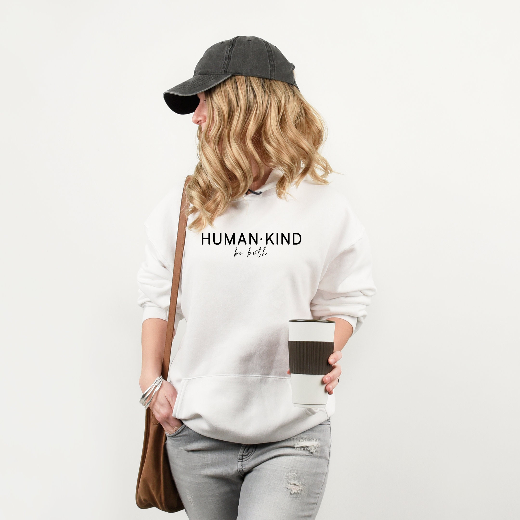 Human Kind Be Both Shirt Minimalist Saying Humankind Shirt | Etsy