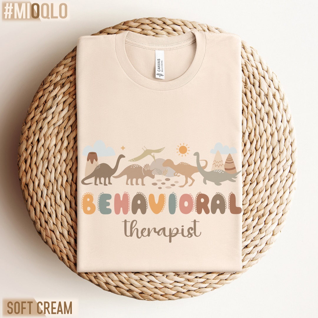 Dinosaurs Behavior Therapist Shirt, Dino Behavior Analyst Tshirt, Gift ...