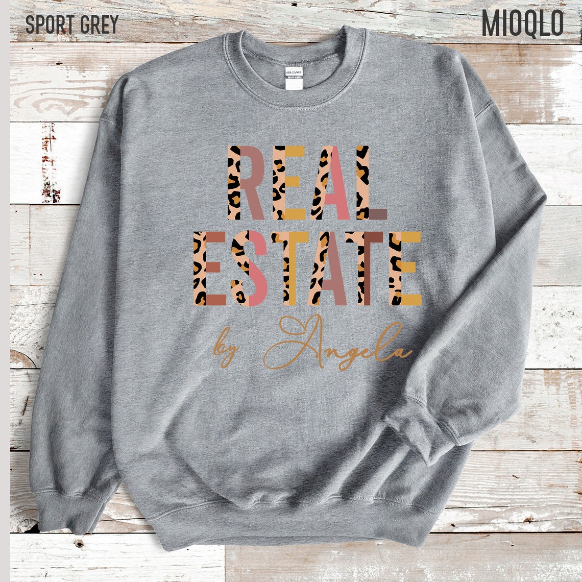 Custom Name Real Estate Agent Sweatshirt Real Estate Sweater - Etsy