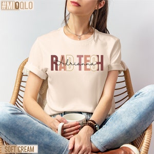 Personalized Rad Tech Tee, Rad Tech Shirt Name Custom Rad Tech Tech T ...