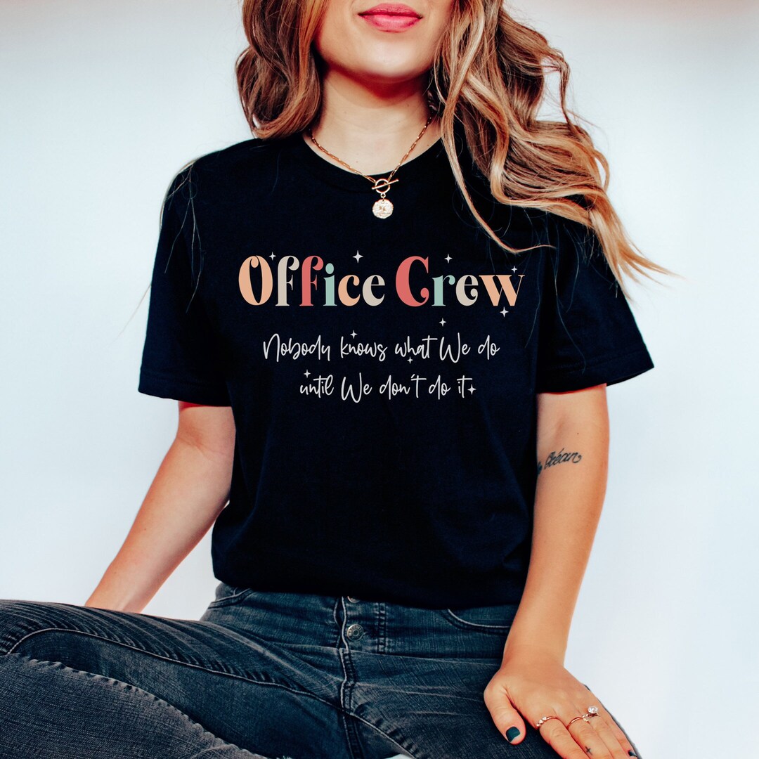 Funny Office Crew Shirt, School Office Team Shirt, Mom Secretary Gift ...