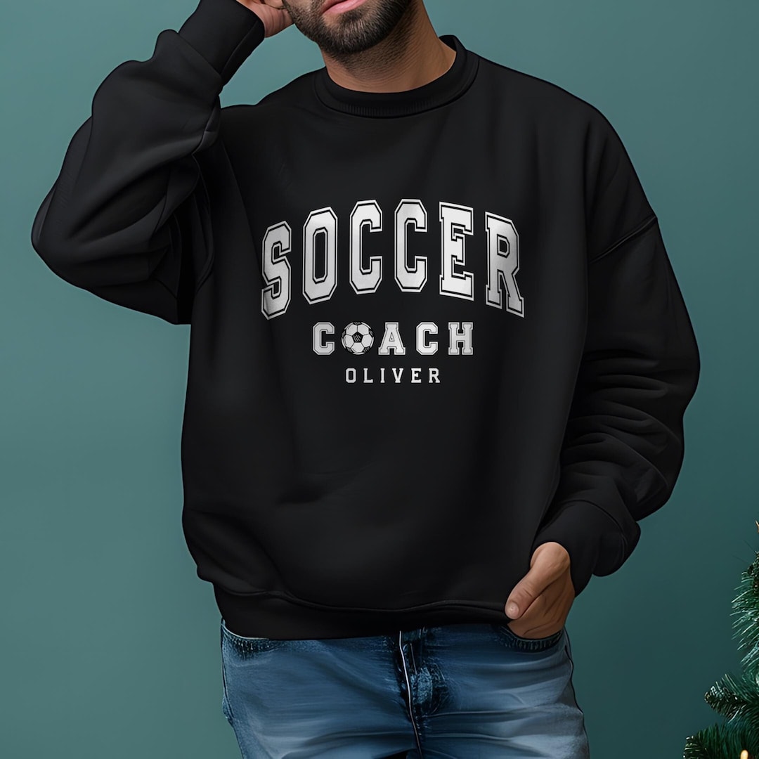 Custom Soccer Coach Shirt, Personalize Soccer Coach Tshirt, Varsity ...