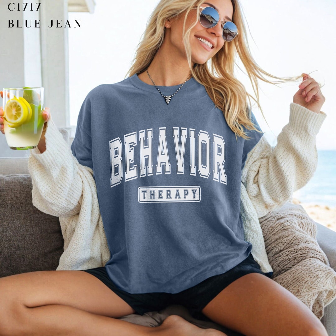 Comfort Colors® Behavior Therapy Shirt, Behavior Technician Sweater ...