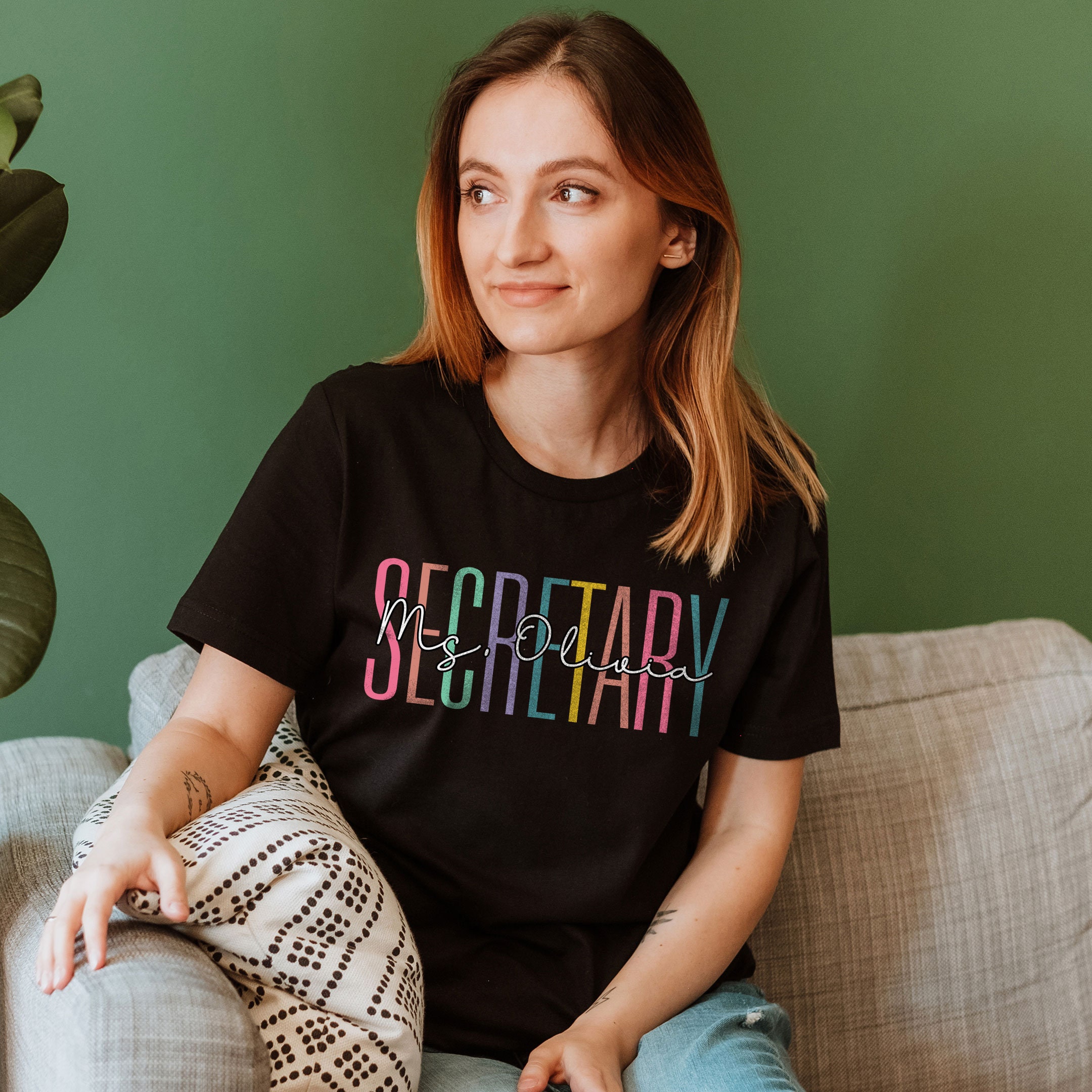 Custom Name Secretary Shirt Birthday Secretaries Day Gift - Etsy