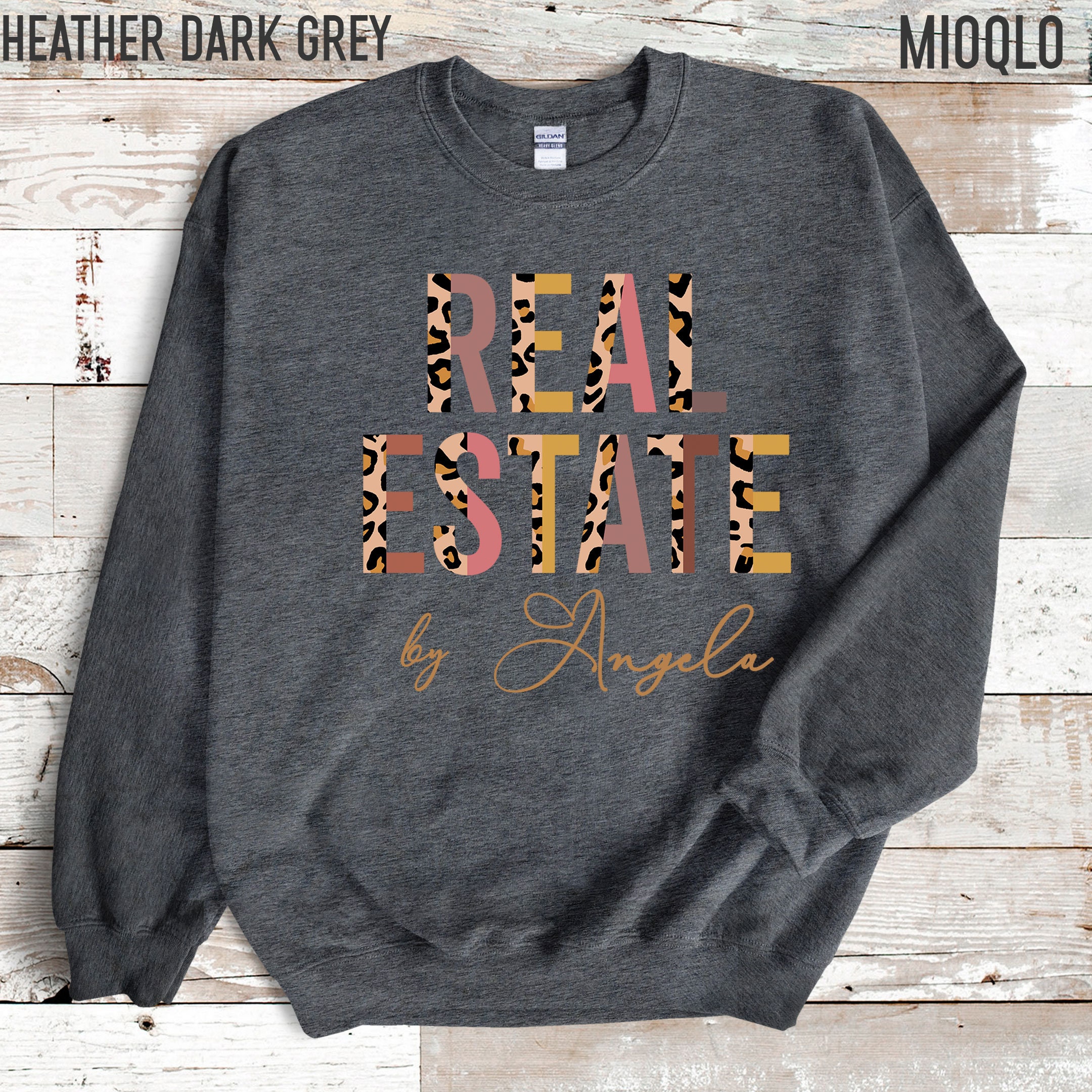 Custom Name Real Estate Agent Sweatshirt Real Estate Sweater - Etsy
