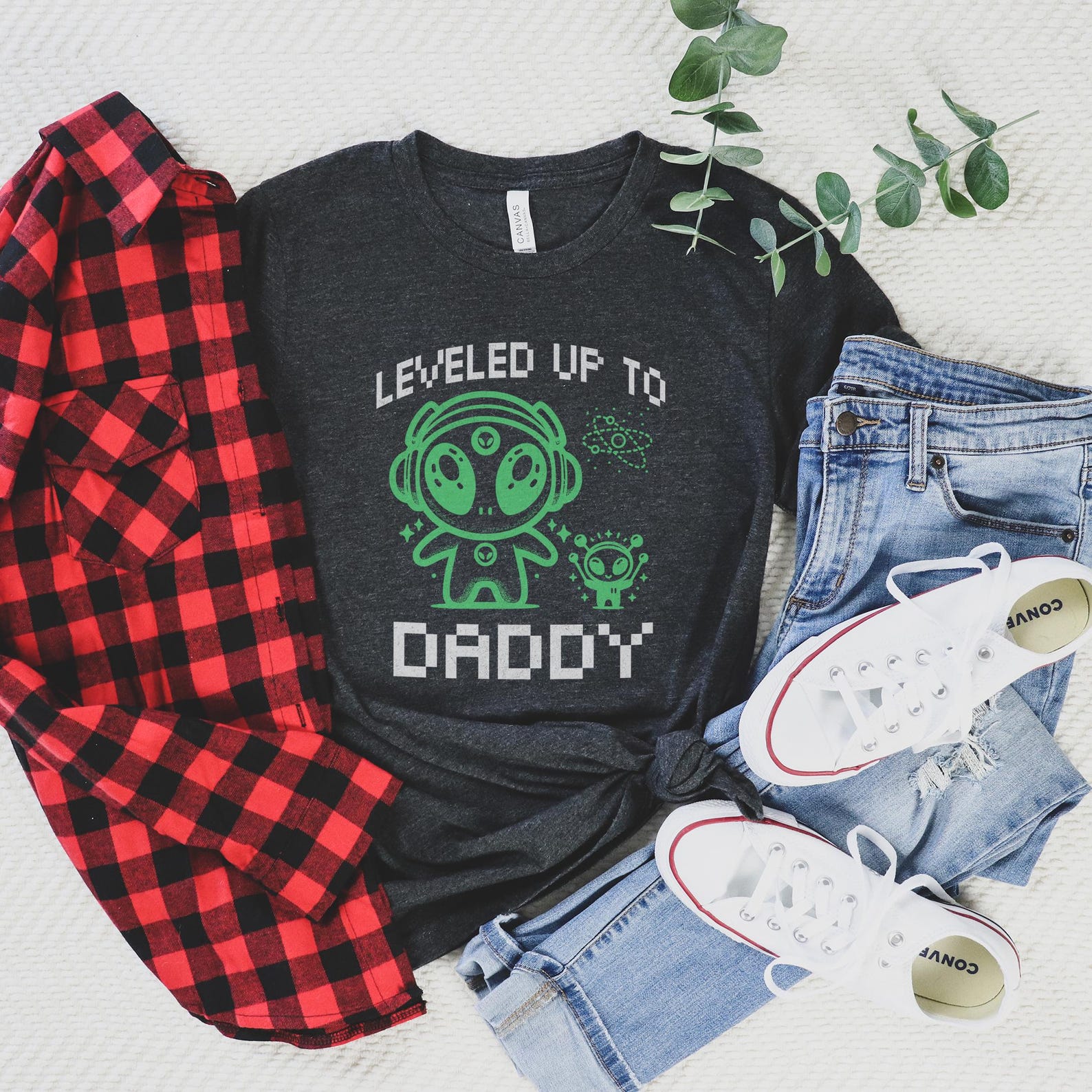 Leveled up to Daddy Shirt, Alien Player 2 Has Entered the Game Shirt ...