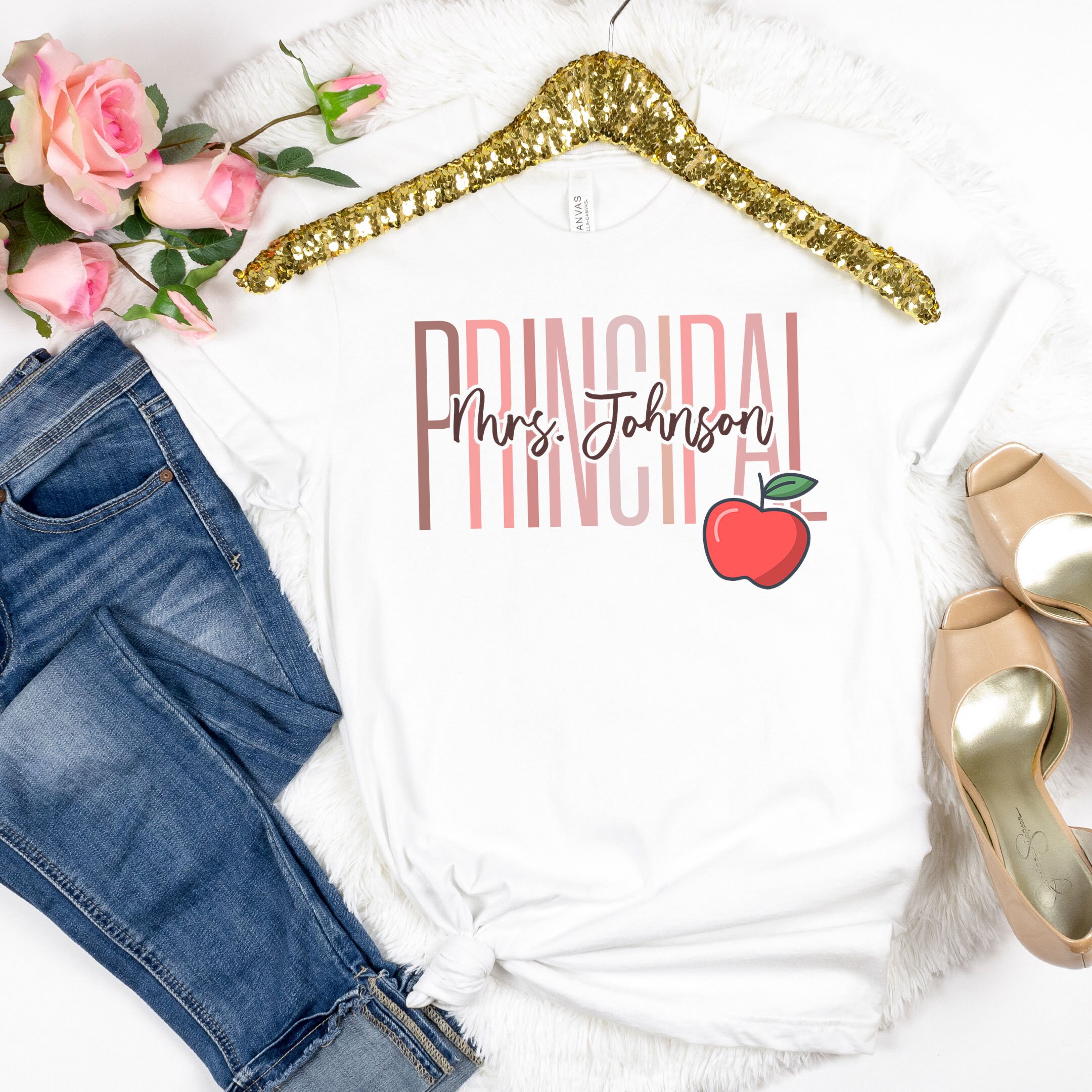 Custom Name Assistant Principal Shirt, Personalized Principal T-shirt ...