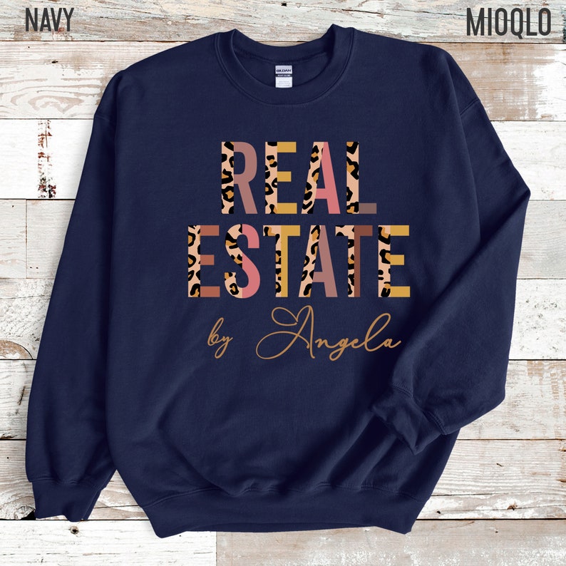 Custom Name Real Estate Agent Sweatshirt Real Estate Sweater - Etsy