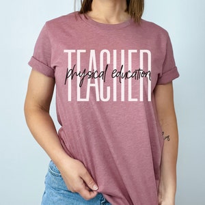 Physical Education Teacher Shirt, PE Teacher, PE Teacher Team, Cute ...