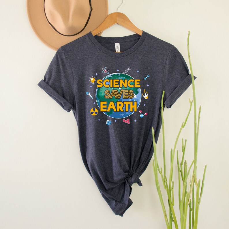 Science Saves Earth Shirt Middle High School Science Teacher - Etsy