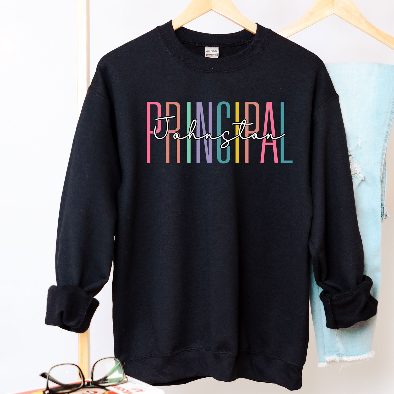 Custom Names School Principal Shirt, Personalize Name Principal Gifts ...
