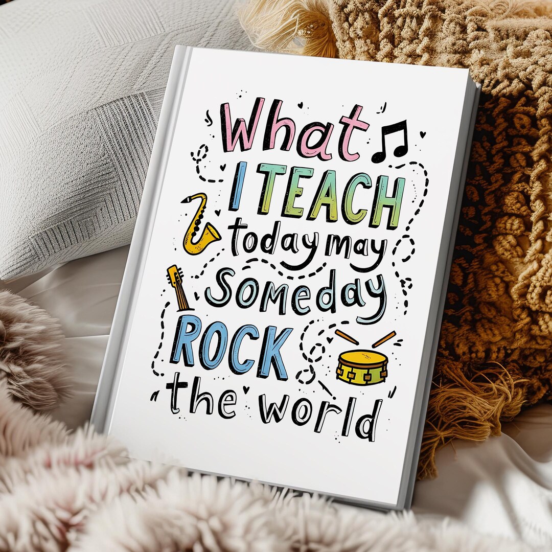 Music Teacher Journal, Cute Journal for Musical Teacher Gift ...