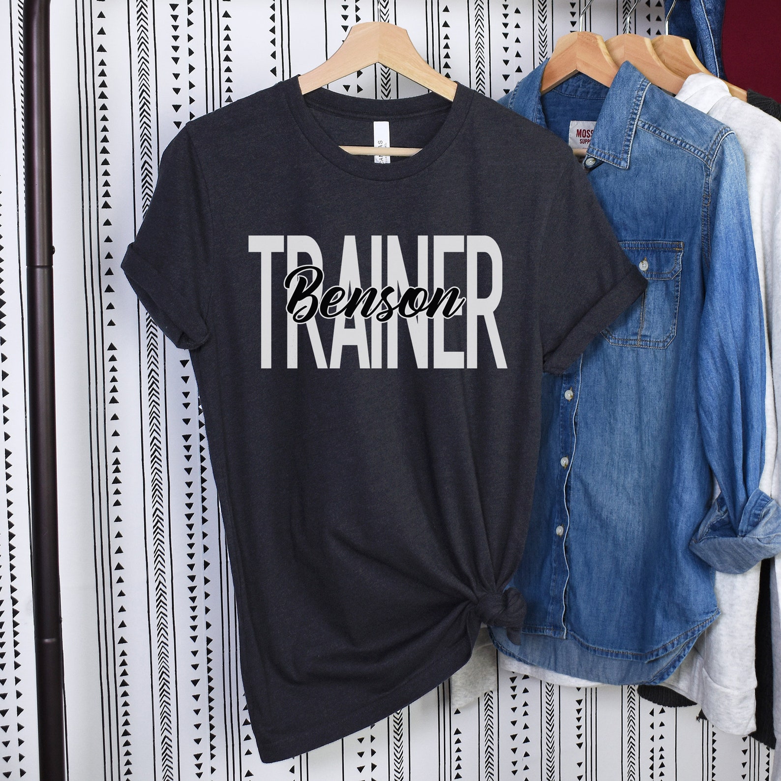 Custom Name Coach Shirt, Personalized Coach Sweatshirt, Personalize ...