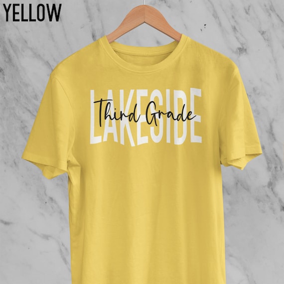 Custom 3rd Grade Level Shirt Custom Grade Level Tee Third - Etsy