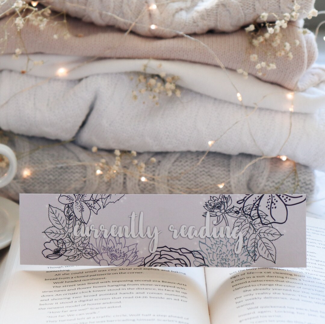 Currently Reading Bookmark - Etsy
