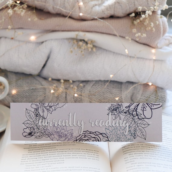 Currently Reading Bookmark - Etsy