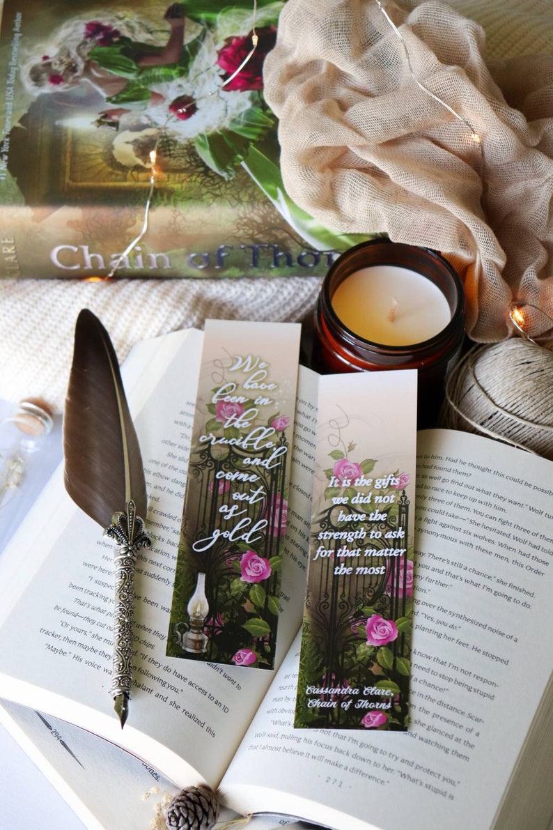 The Crucible - Chain of Thorns by Cassandra Clare Double Sided Bookmark ...