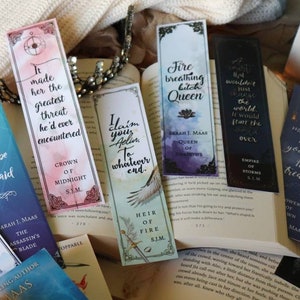 Throne of Glass Bundle: Pick 2 - 8 Bookmarks - Etsy