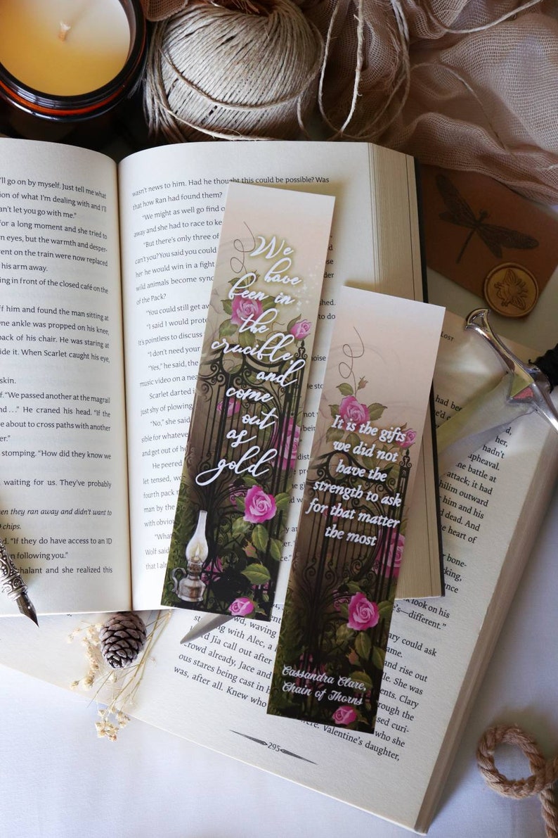 The Crucible - Chain of Thorns by Cassandra Clare Double Sided Bookmark ...