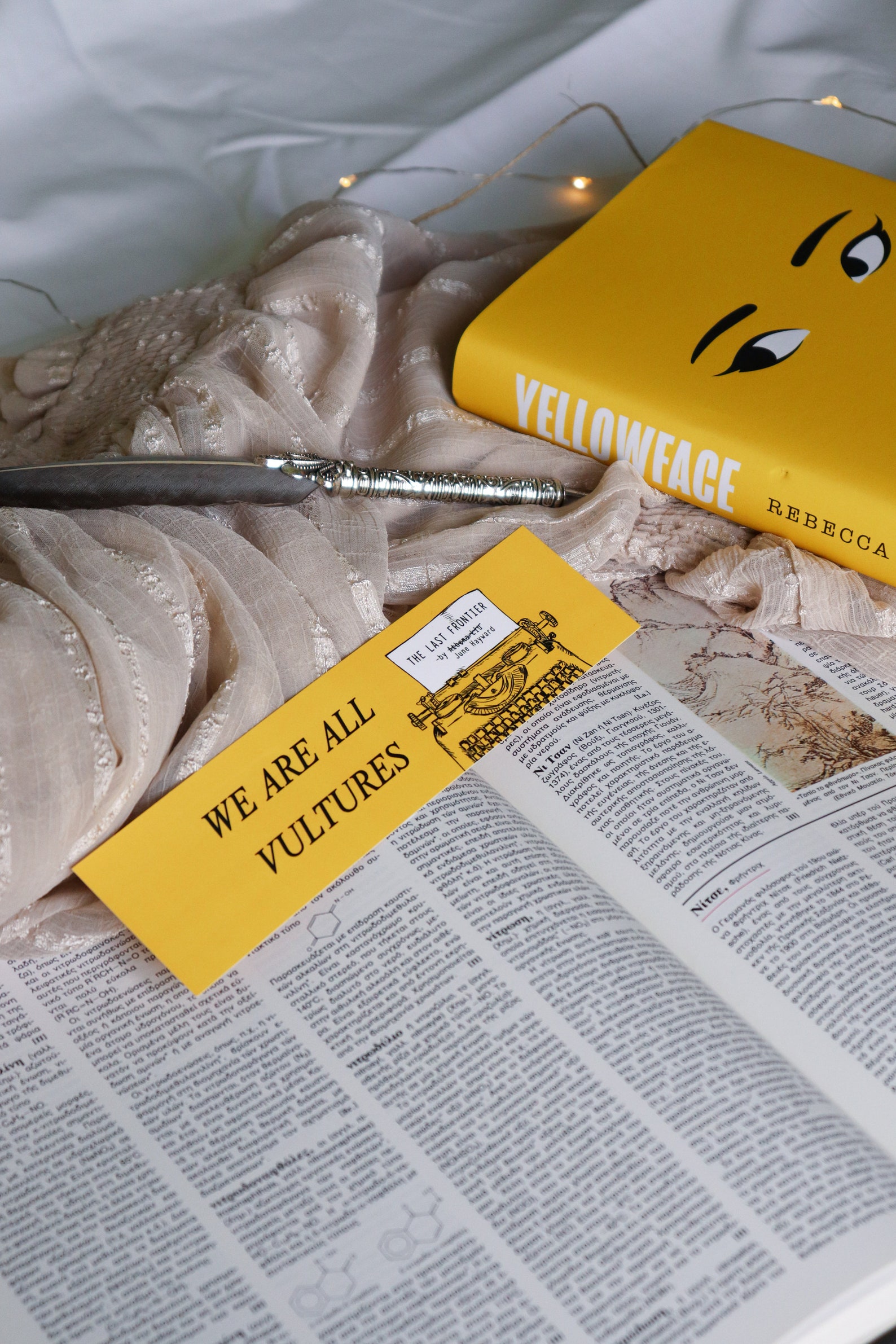 Vultures - Yellowface by R.F. Kuang Double Sided Bookmark - Etsy