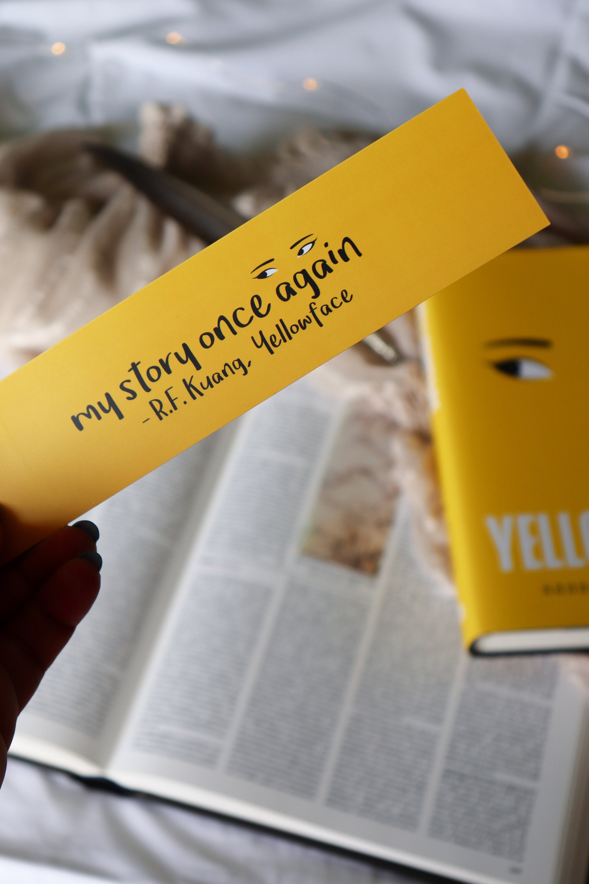 Vultures - Yellowface by R.F. Kuang Double Sided Bookmark - Etsy