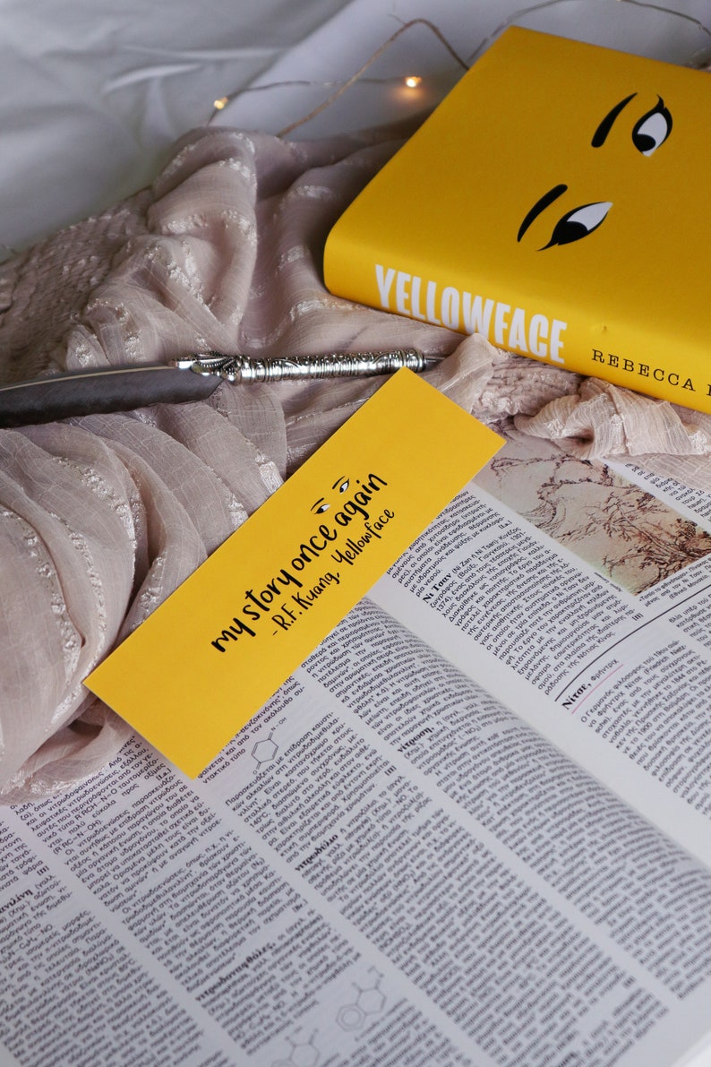 Vultures - Yellowface by R.F. Kuang Double Sided Bookmark - Etsy