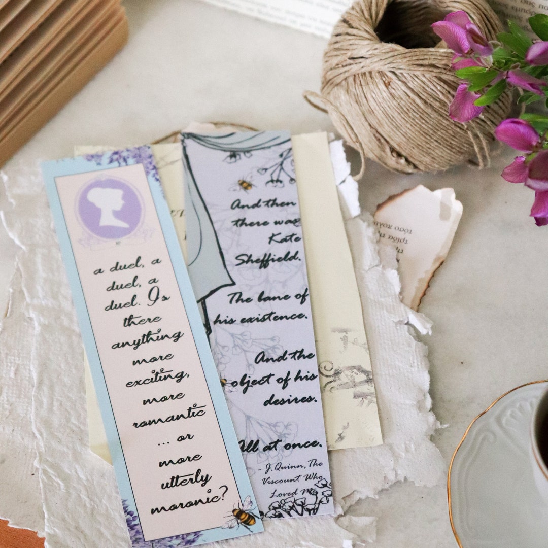 Bridgerton Bookmark Bundle - Etsy
