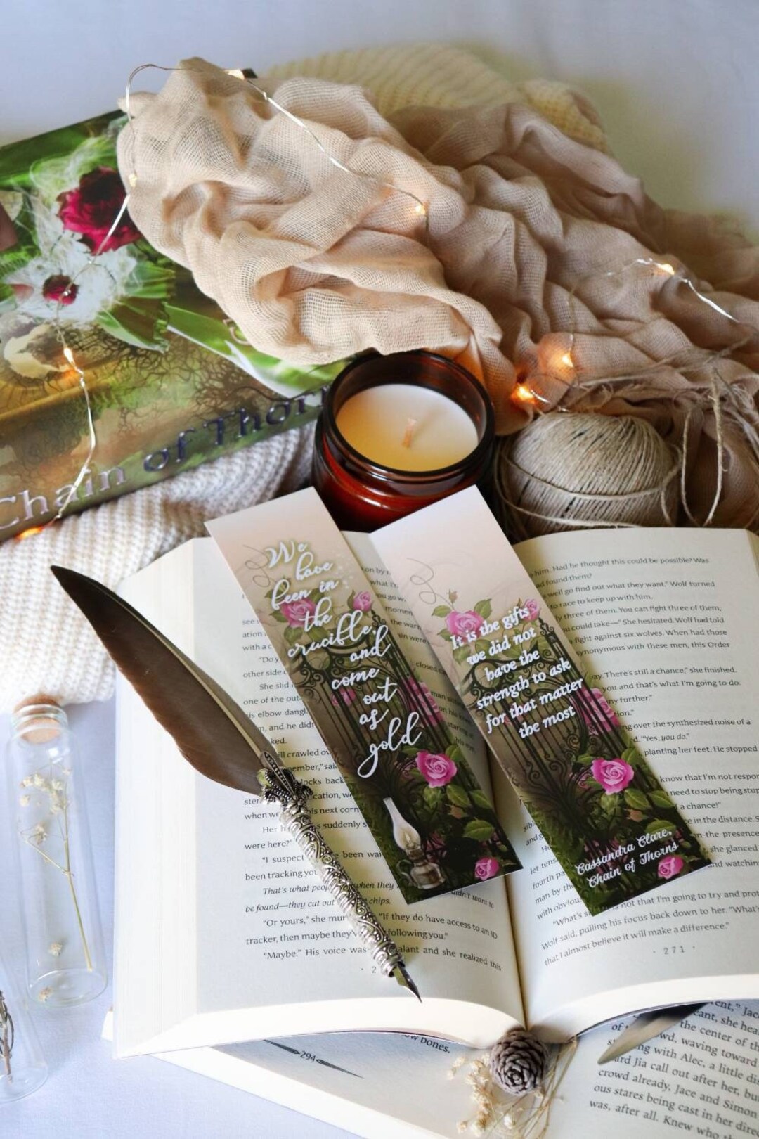 The Crucible - Chain of Thorns by Cassandra Clare Double Sided Bookmark ...