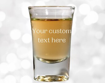 Custom Laser Engrave Tall Shot Glasses, SHIPS FAST, Etched Shot Glass ...