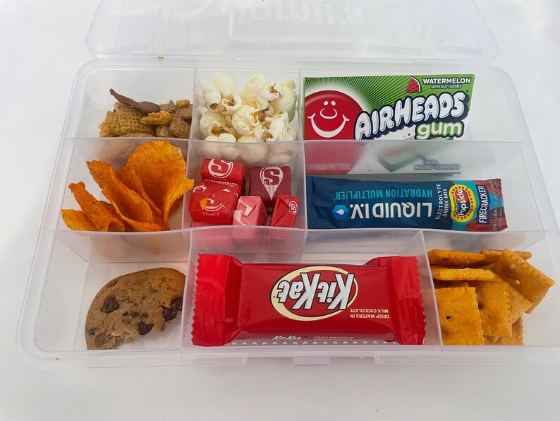 Personalized Snack Box, Travel Snack Box, Road Trip Snacks, Child Snack ...