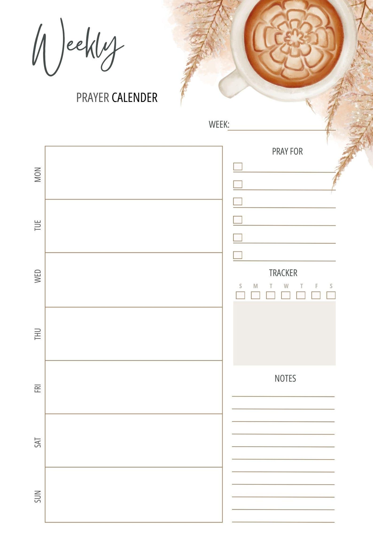 Digital Prayer Journal, Daily Prayer Planner, Prayer and Vision Planner ...
