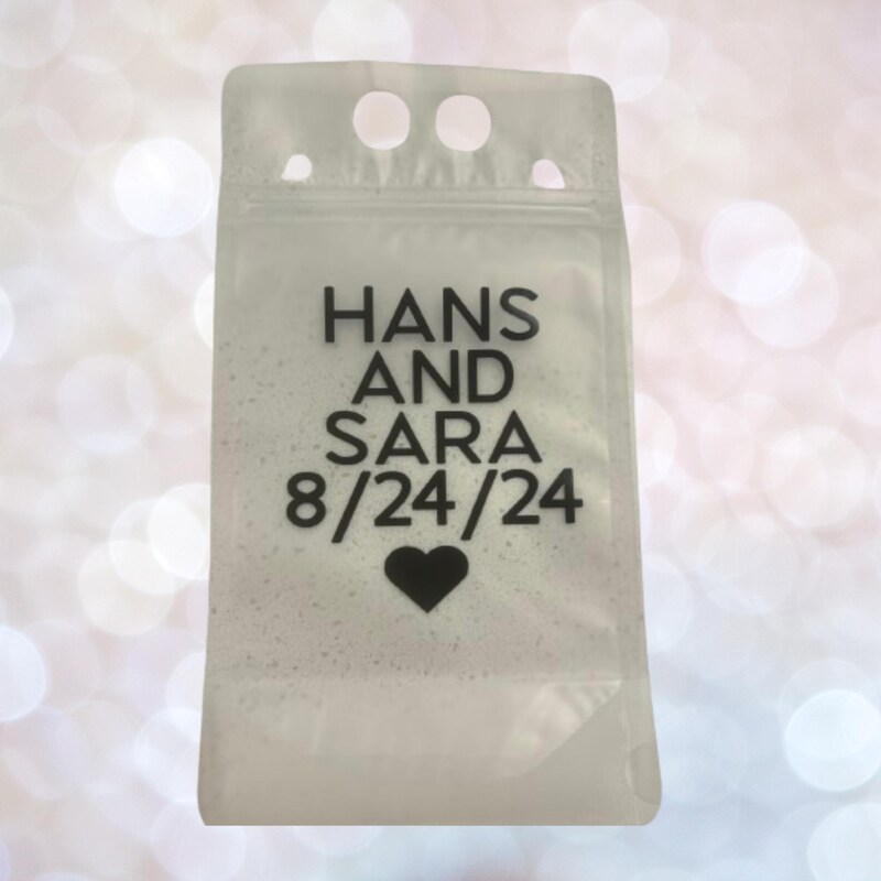 Custom Drink Pouch - Etsy