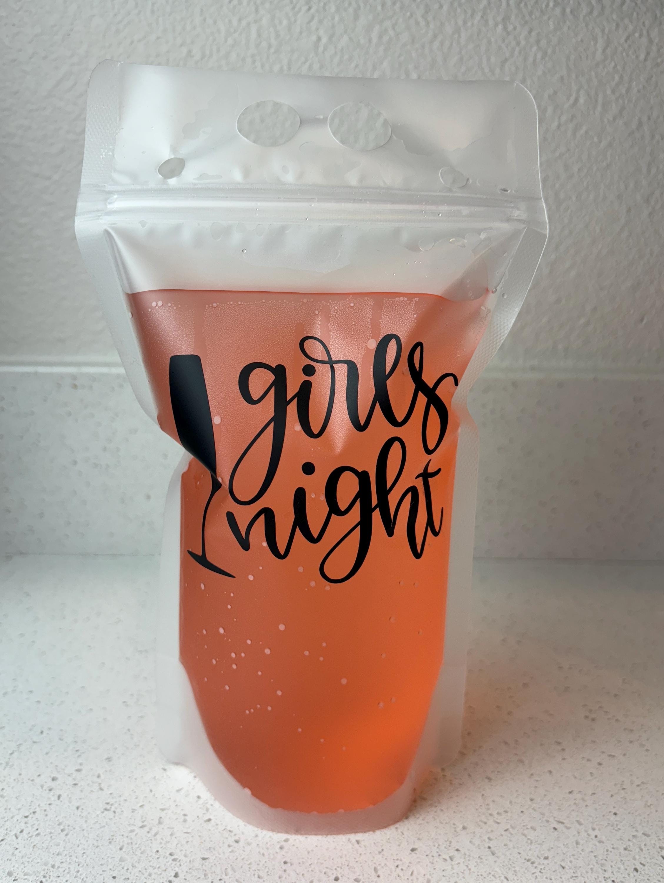 Party Drink Pouch With Straw, Adult Beverages, Juice Bag, Bachelorette ...