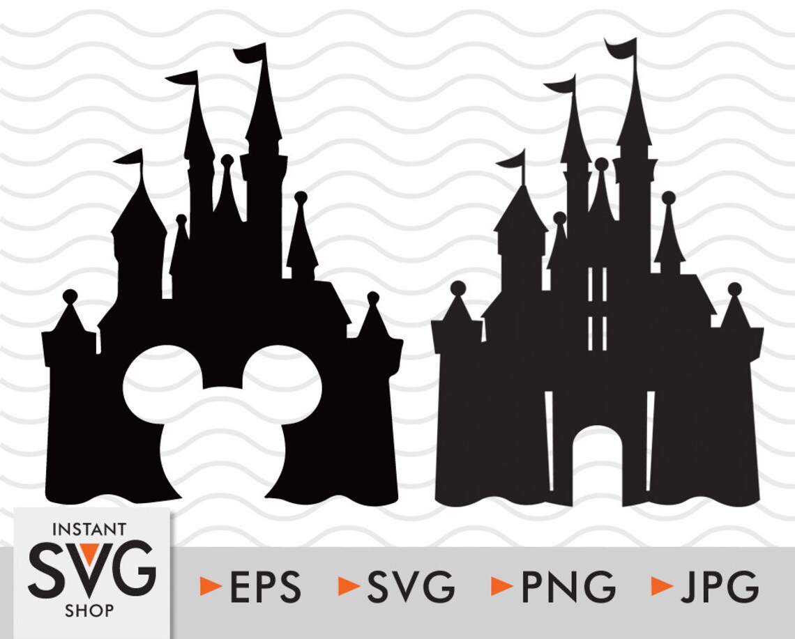 Disney Castle Svg Disney Svg Mickey Mouse Svg Svg Files For Etsy