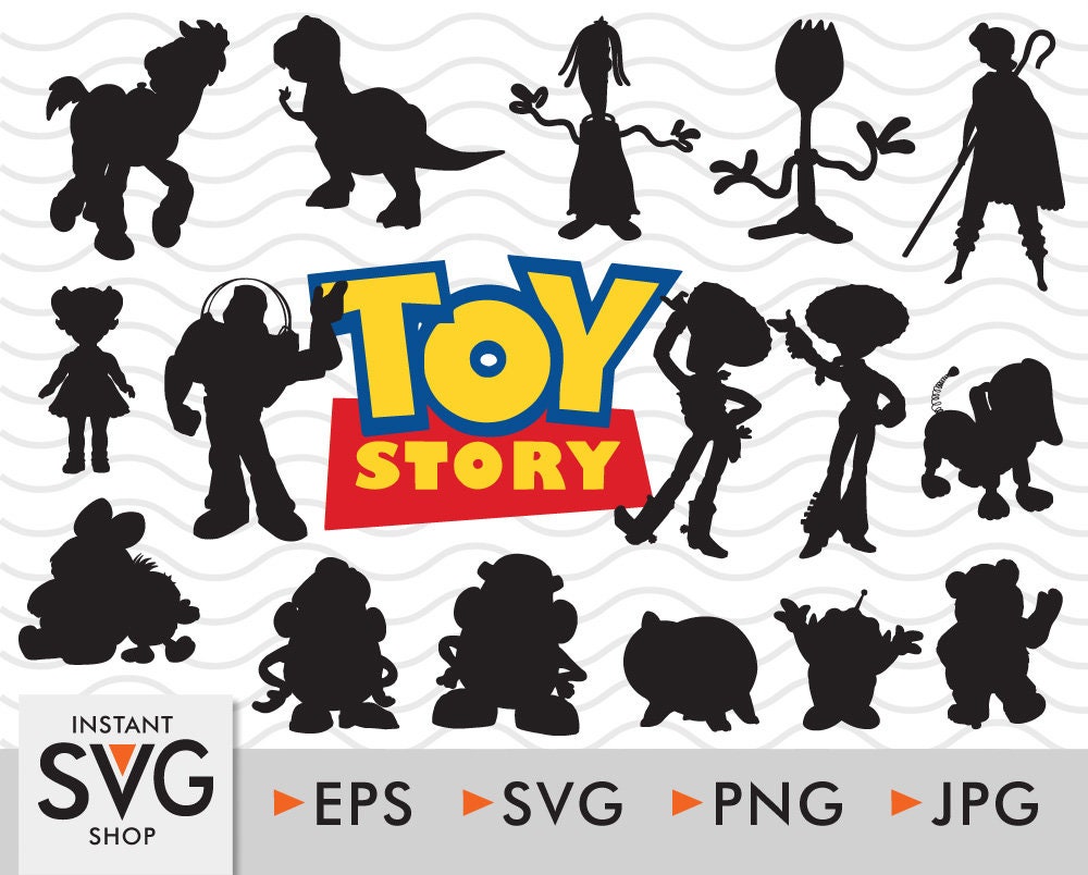 Pixar Character Silhouettes