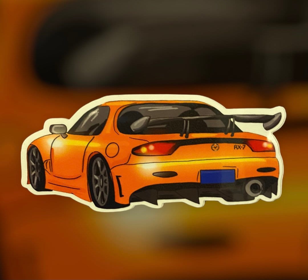 Mazda Rx7 FD Diecut Sticker - Etsy