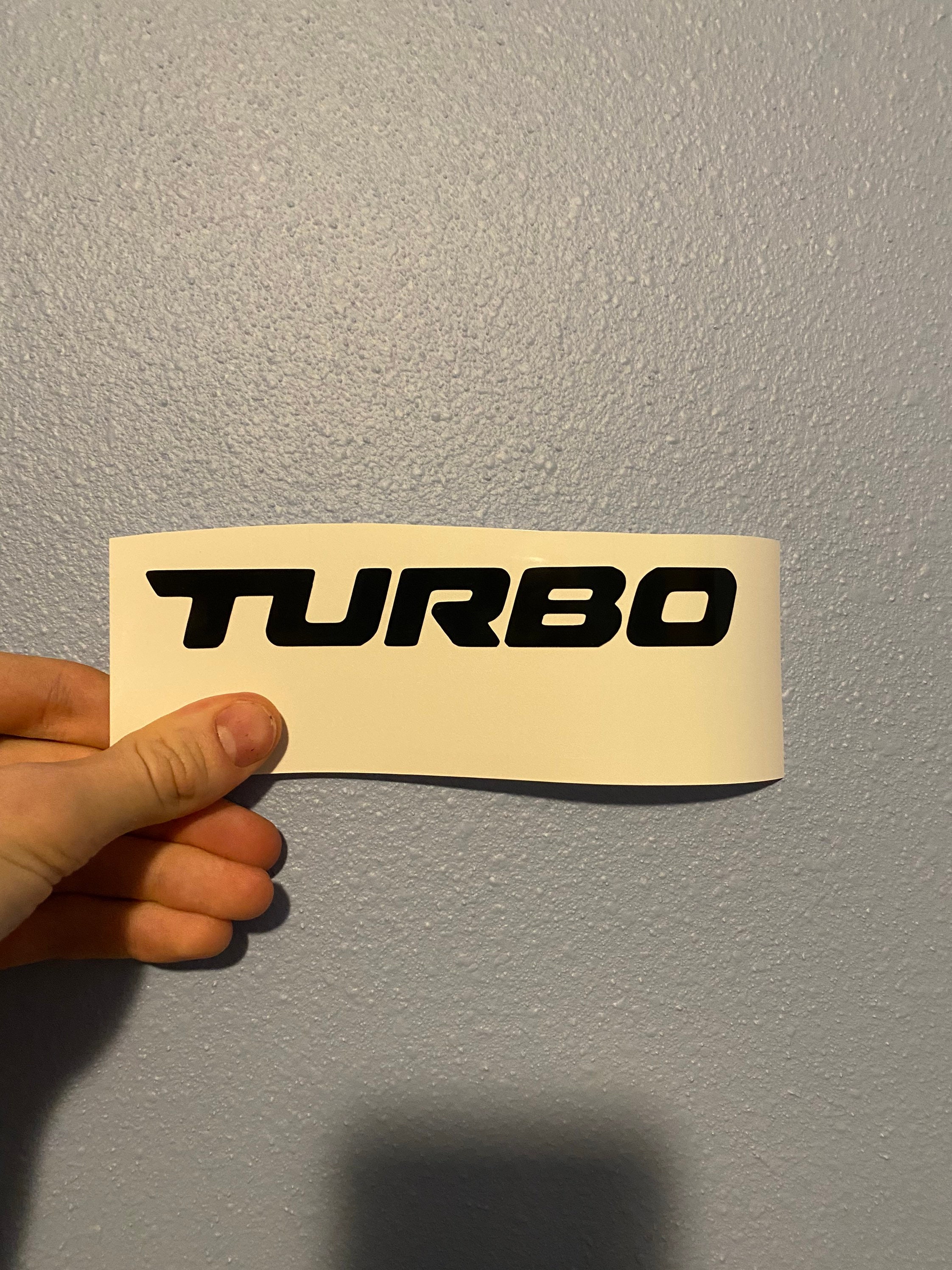 Turbo Vinyl Decal Sticker - Etsy