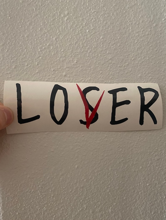 Lover Loser Sticker Decal - Etsy