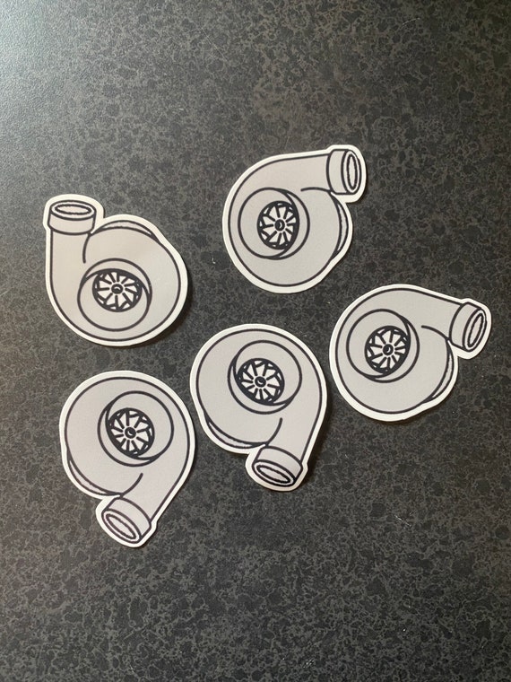 Turbo Sticker 5 Pack | Etsy