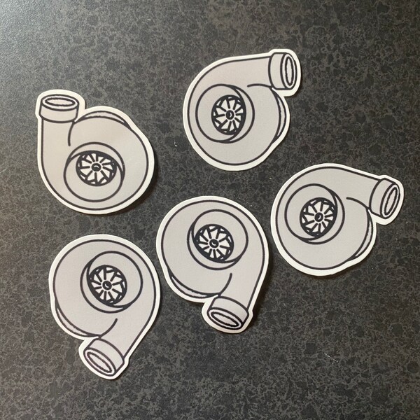 Twin Turbo Sticker - Etsy